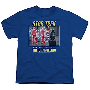 St Original The Changeling Unisex Youth T Shirt for Boys and Girls, Large Royal Blue