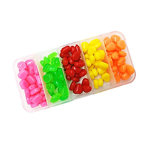 125Pcs Soft Fishing Lure Corn Fishing Corn Soft Baits Fish Beads Feeder Carp Fishing Accessories Tool