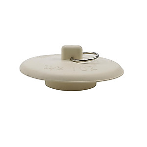 Pufguy 2pcs Rubber Drain Stopper White Sink Rubber Stopper Rubber Sink Stopper Kitchen Drain Drain Stopper Utility Sink Stopper Sink Drain Stopper for for Kitchen Bathroom or Laundry