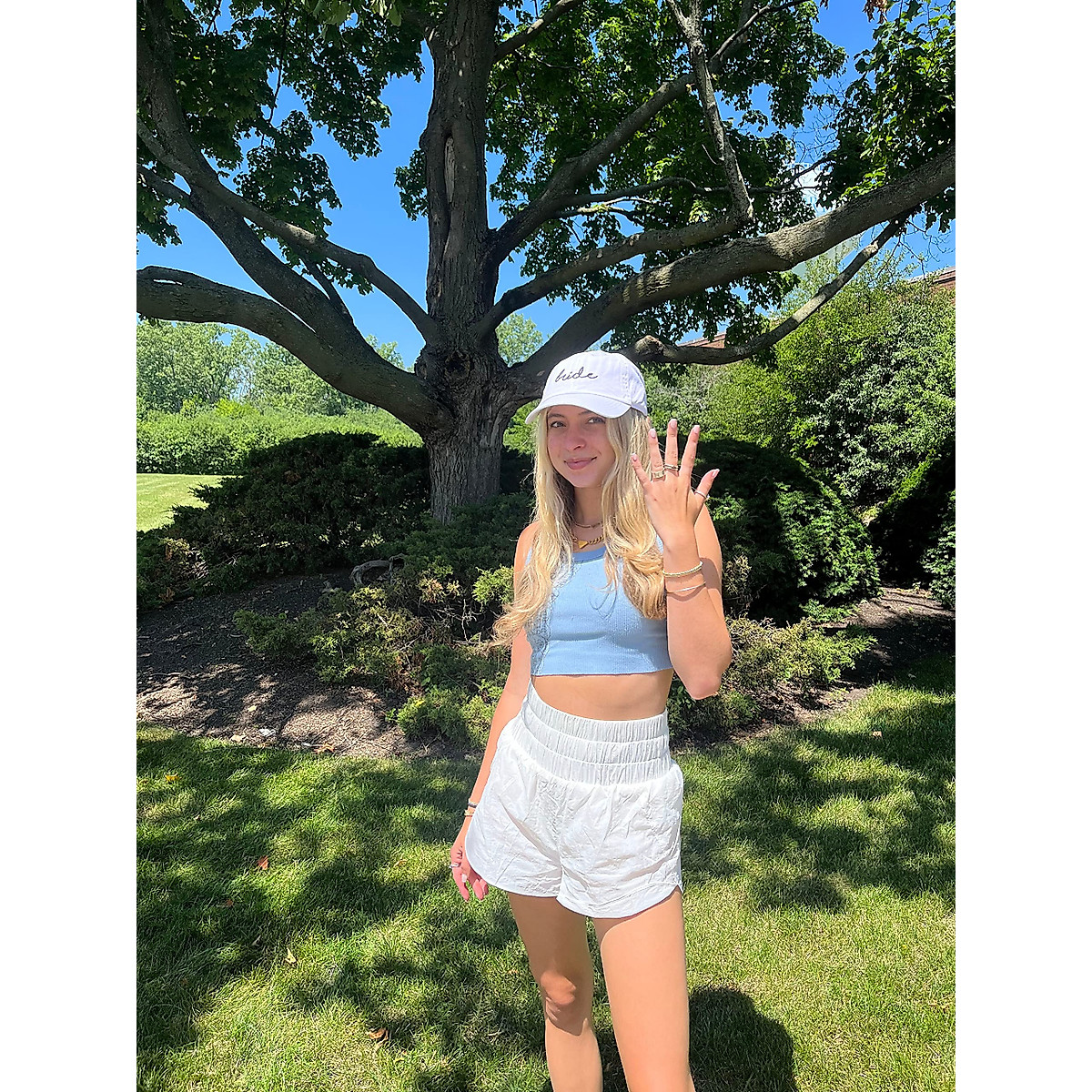 Funky Junque Dad Hat Unconstructed Low Profile Bridal Baseball Cap - Bride