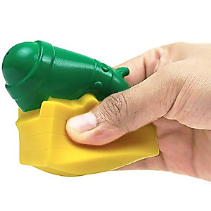 Click N' Play 6 Piece Circus Toys and Action Figure Playset for Kids, Soft Touch Vinyl Bath Tub and Pool Toy - Great for Baby, Boy, Girl, Infants, and Toddler Age 6-12 months 1-3 3-4 Years