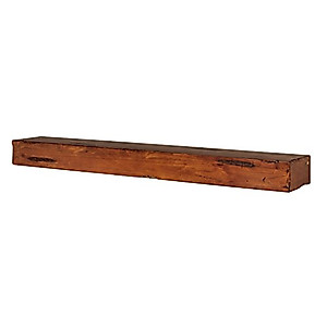 Pearl Mantels 412-60-50 Shenandoah Pine 60-Inch Fireplace Mantel Shelf, Rustic Medium