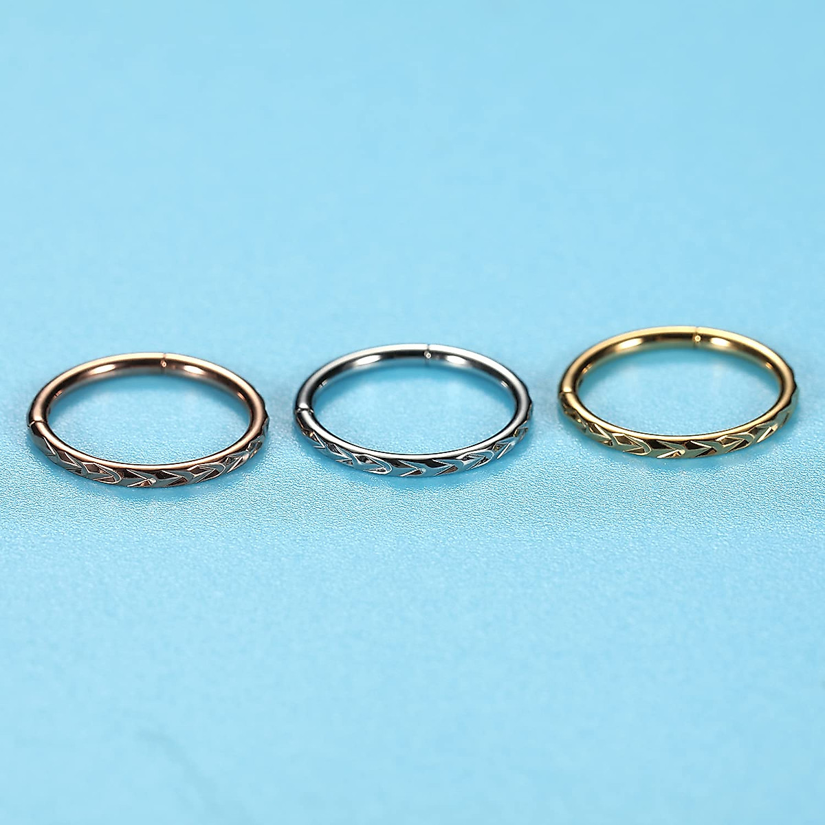 6mm Nose Hoop 16g Cartilage Earring Hoop Nose Rings 16 Gauge Nose Ring Hoop Tragus Earring Daith Earrings Forward Helix Earring Rook Earrings Snug Earring Nose Piercing Jewelry Septum Ring Gold