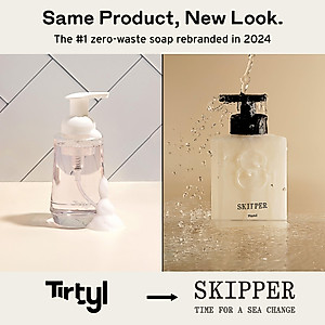 Tirtyl Skipper Foaming Hand Soap Tablet Refills - 6 Pack - 48 fl oz total (6x 8 fl oz) - Rebranded - Compostable Packaging - Variety Fragrance Pack