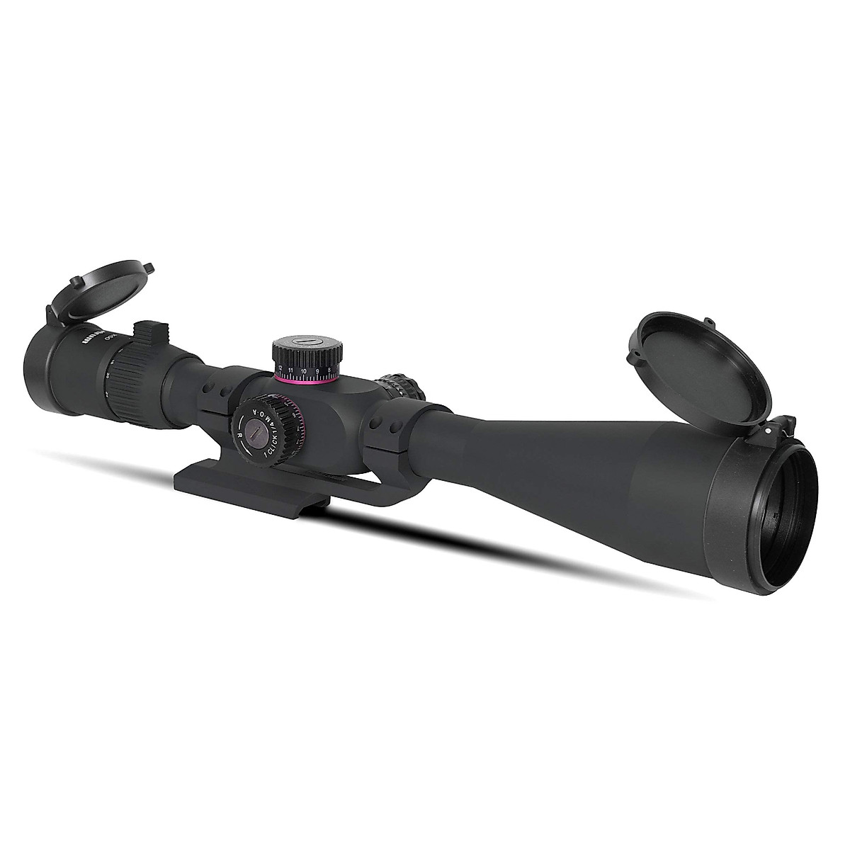 Monstrum G2 6-24x50 First Focal Plane FFP Rifle Scope with Parallax Adjustment | ME308 Extended Offset Scope Mount | Bundle