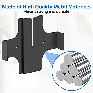 Slim Wall Mount for Sonos Amp Mount Bracket, Black Steel Mount for Sonos Wireless Amplifier Mounting Bracket