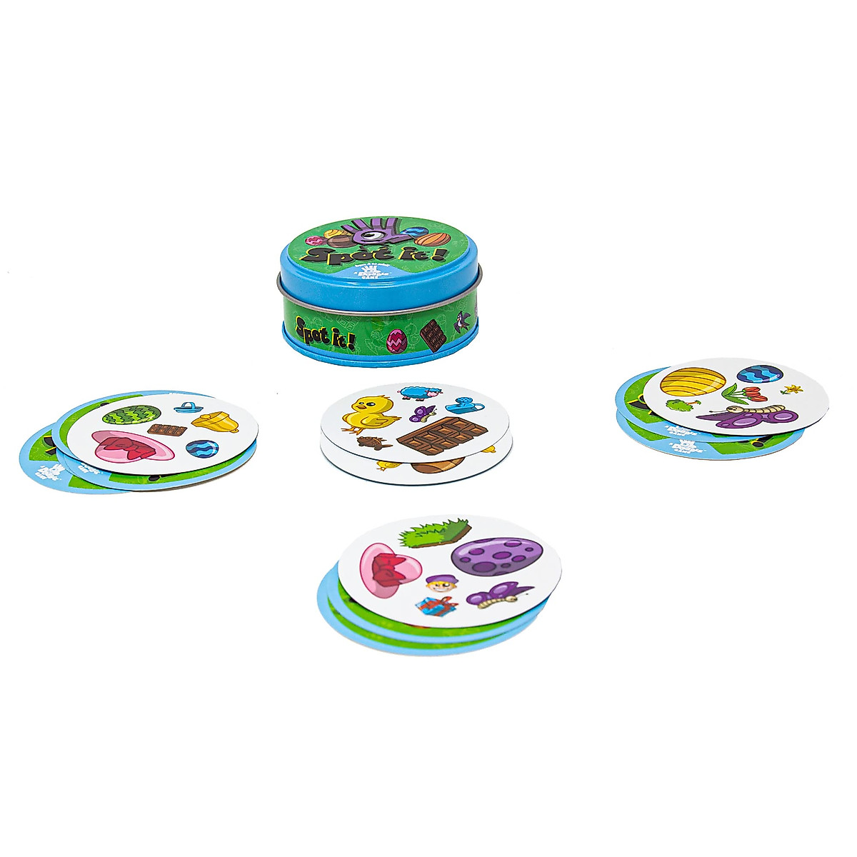 Zygomatic Spot It! Mini Easter - Compact and Exclusive Observational Game! Fun Matching Game for Kids, Ages 4+, 2-5 Players, 15 Minute Playtime, Made