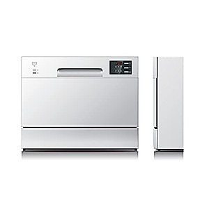 SPT SD-2225DSA Energy Star Countertop Dishwasher with Delay Start & LED – Silver