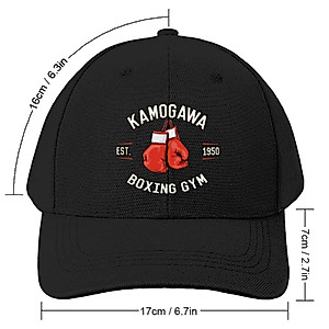28 Anime Hajime No Ippo Kbg Design Logo Cap Embroidery Dad Cotton Hat Adjustable Baseball Caps for Men Black