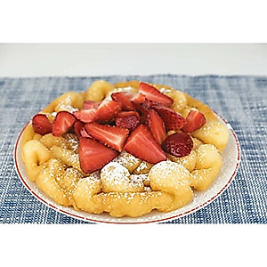 Krusteaz Professional Funnel Cake Mix, 5 lb Box with Krusteaz Professional Dessert Server
