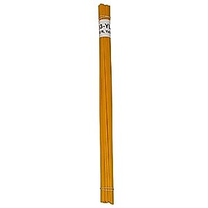 High Density Polyethylene (HDPE) Plastic Welding Rod, 1/8" Diameter, 30 ft, Yellow