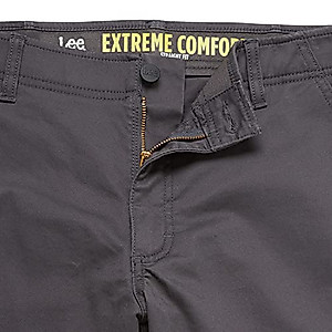Lee Men's Extreme Motion Twill Cargo Pant Buddy Black 38W x 32L