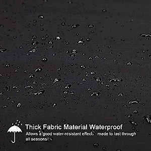 FRGHF Barbecue cover, dust proof BBQ cover, waterproof barbecue protective cover, garden grill cover with storage bag, 145 x 61 x 117 cm