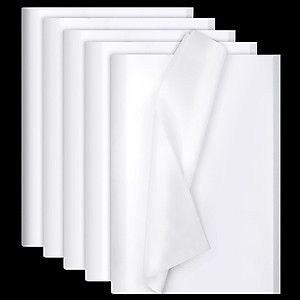 Phinus 150 Sheets White Tissue Paper, 14 x 20 Inches Tissue Paper Bulk, Wrapping Tissue Paper for Weddings Birthday DIY Project Arts Craft Decor