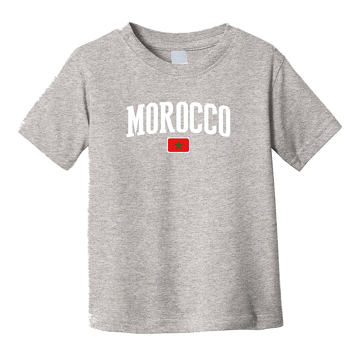 Morocco toddler soccer T-shirt national team for world cup 2022 boys girls kids Moroccan