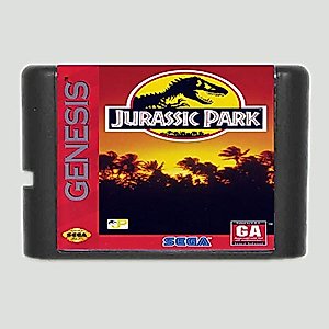 Jurassic Park 16 Bit Md Game Card For Sega Mega Drive For Genesis