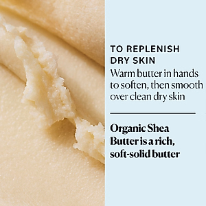 Sky Organics - Organic Shea Butter, 15 oz - Nourishes, Soothes, and Softens Dry Skin - Raw & Undefined - Essential Fatty Acids & Antioxidants - Natural, Vegan & Cruelty Free - Skin Care & Self Care