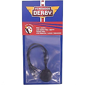 Pinewood Derby Head and Tail Light Kit