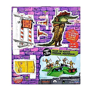 Teenage Mutant Ninja Turtles: Mutant Mayhem Leonardo on a Skateboard with Accessories by Playmates Toys - AMAZON Exclusive