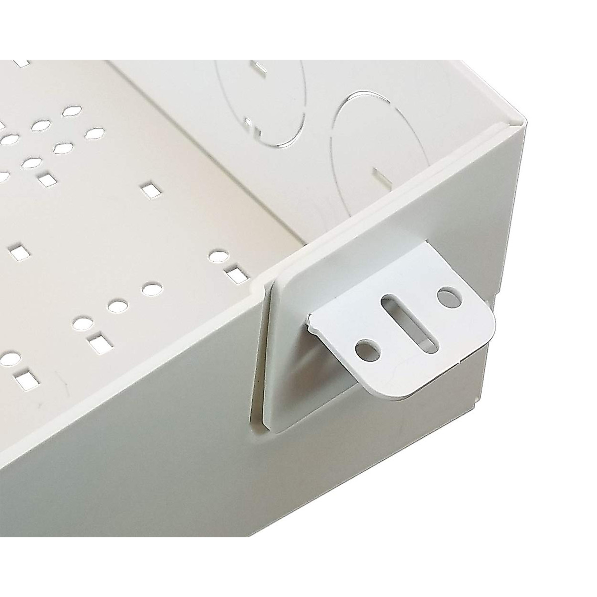 Benner-Nawman BN14304F 28" White Plastic WiFi-Friendly Foldable Structured Wiring Multi-Media Cabinet