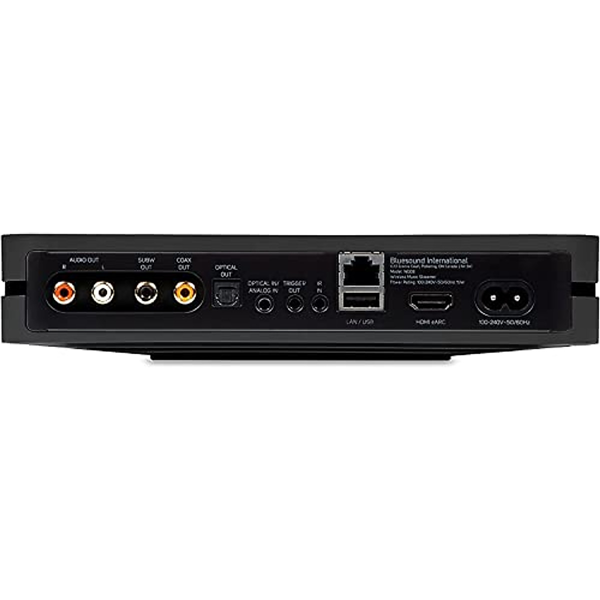 Bluesound Node Wireless Multi-Room Hi-res Music Streamer (N130) + RC1 Remote Combo Bundle (Black)
