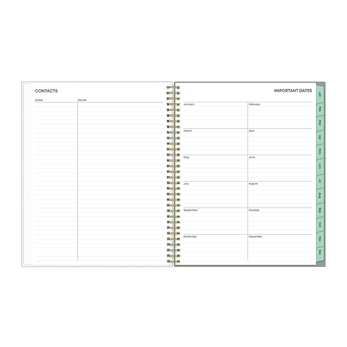 2024 Blue Sky™ Sophie Frosted Weekly/Monthly Planning Calendar, 8-1/2" x 11", Multicolor, January to December 2024, 1400