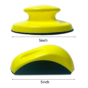 50pcs Sandpaper 8 Hole 5 inch Sanding Discs Hook and Loop 60/180/240/400/800/1200/2500/4000/7000/10000 Grits with Hand Sander for Automotive Metal Polishin