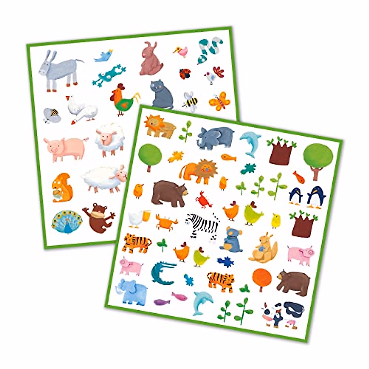 DJECO Animal Stickers (160 pc)
