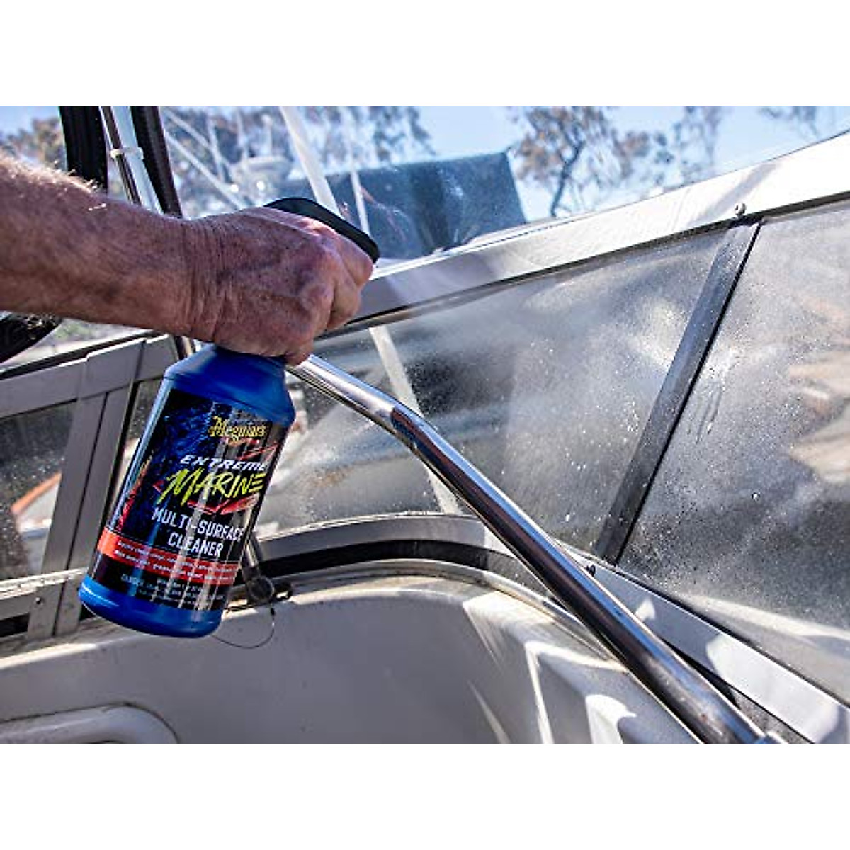 Meguiar's M180332 Extreme Marine Multi-Surface Cleaner - 32 Oz Spray Bottle