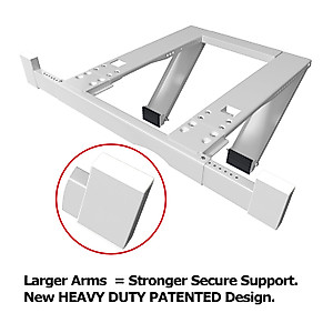 Alpine Hardware American Owned Drillless Drill-Less Window Air Conditioner & Heat Pump Bracket - Window AC Support - Supports Air Conditioners Well Over 200 lbs. - Patented Design No Drilling Model