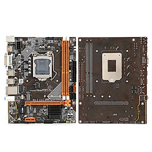 Kafuty-1 B75 Desktop Computer Motherboard, LGA 1155 DDR3 CPU Mainboard Support NVME+NGFF Dual Mode Hard Disk, SATA3.0/USB3.0/6-Channel Audio Chip