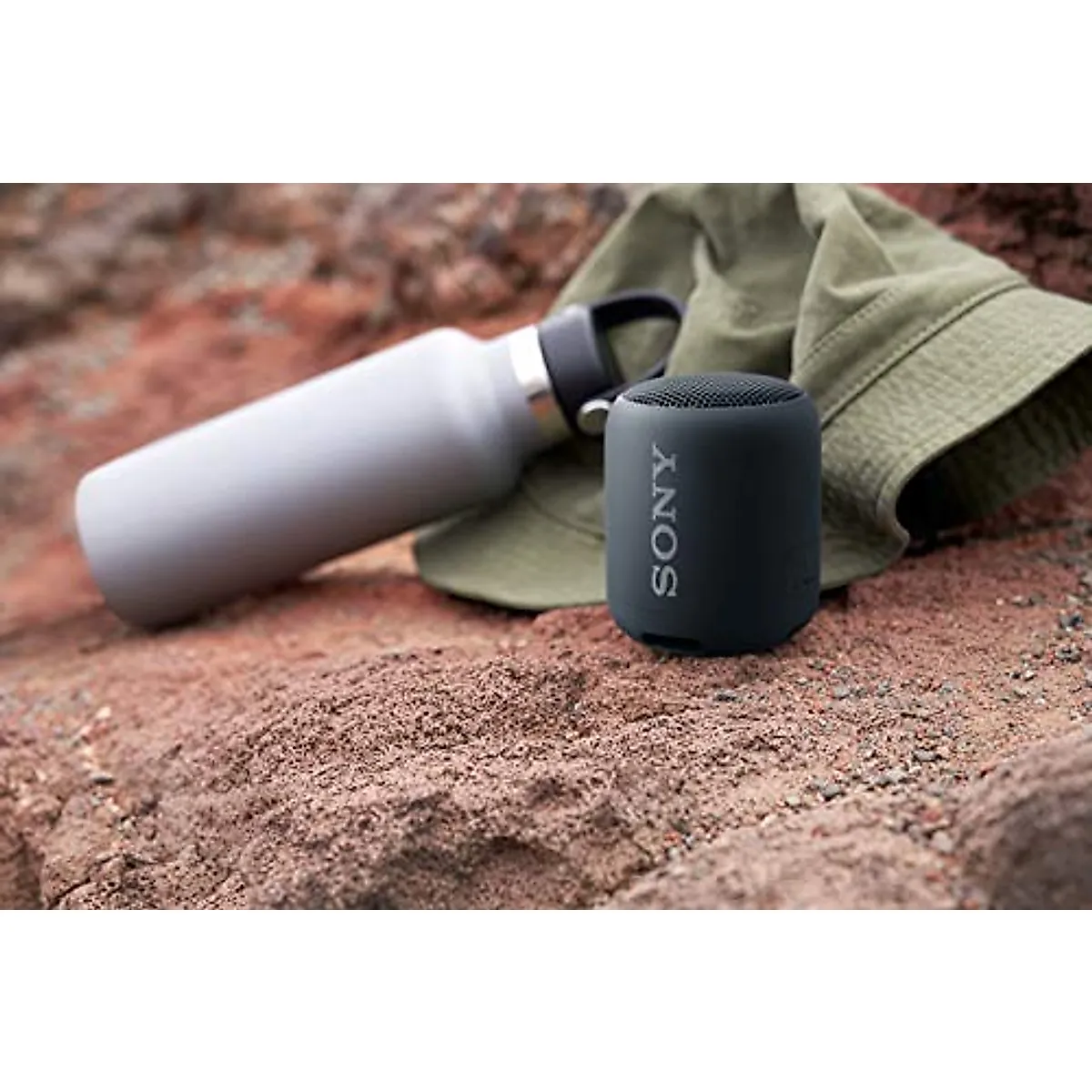 Sony Compact and Portable Waterproof Wireless Speaker with Extra Bass - Black