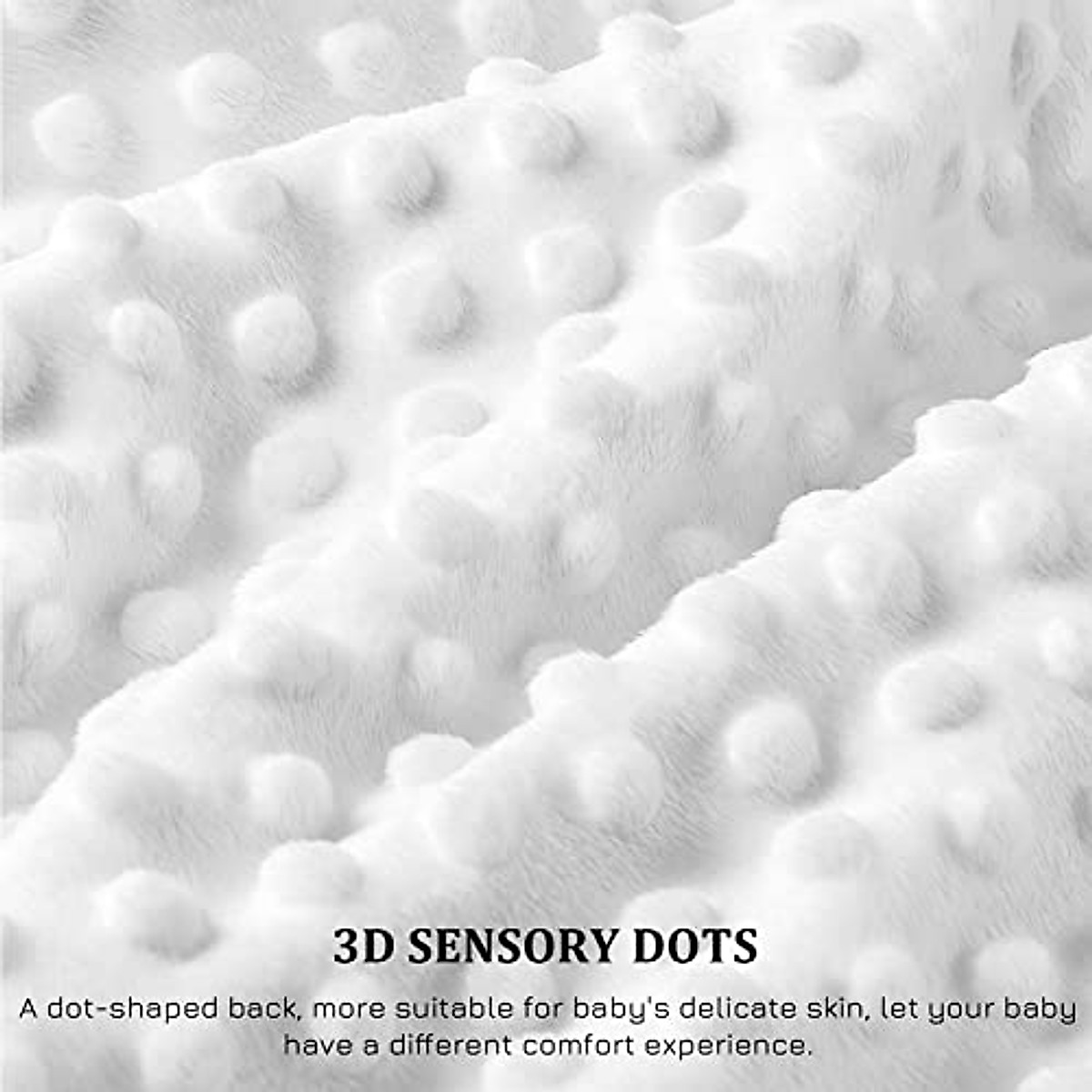 Minky Baby Blanket for Boys Girls Double Layer Soft Plush Toddler Blanket with Dotted Backing, Fox Newborn Blanket for Nursery Stroller Crib Receiving Blanket Infant Unisex, Woodland 30 X 40 in