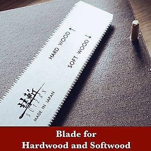 SUIZAN Japanese Flush Cut Saw Small Hand 5 Inch Pull for Hardwood and Softwood Woodworking tools Trim