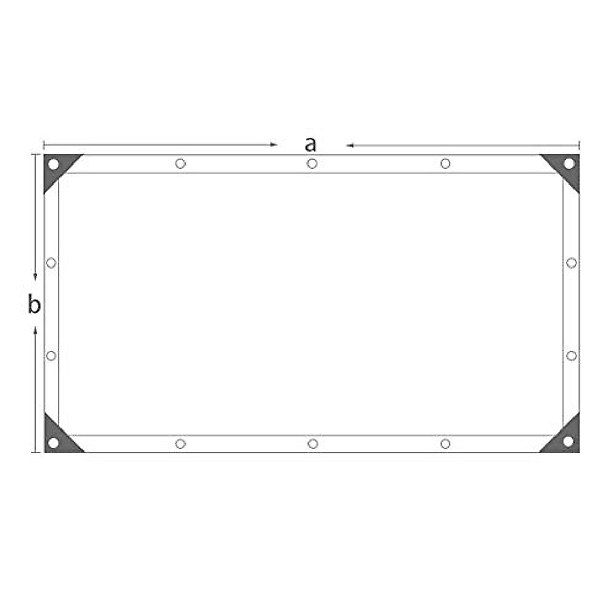 ALBN Shade Cloth Shading Net 80% Shading Rate Patio Sunscreen Anti-UV Metal Hole Antirust Plant Shadow, 23 Sizes (Color : Multi-Colored, Size : 5x8m)