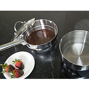 RSVP International Induction Double Boiler, 1 Quart, Multi Color