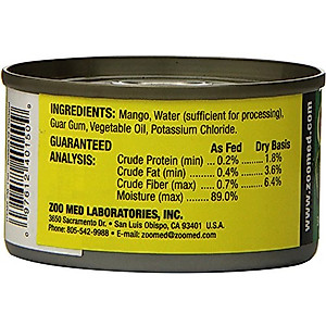 Zoo Med Laboratories SZMZM150 Can O Fruit Mango, 4 Ounce