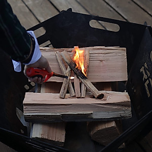 Fatwood Fire Starter Sticks (10 lb Box) - All Natural Resin-Rich Fatwood for Wood Stoves, Fireplaces, Campfires | Easy & Safe Fire Logs, Long-Lasting Firewood, 140 Sticks