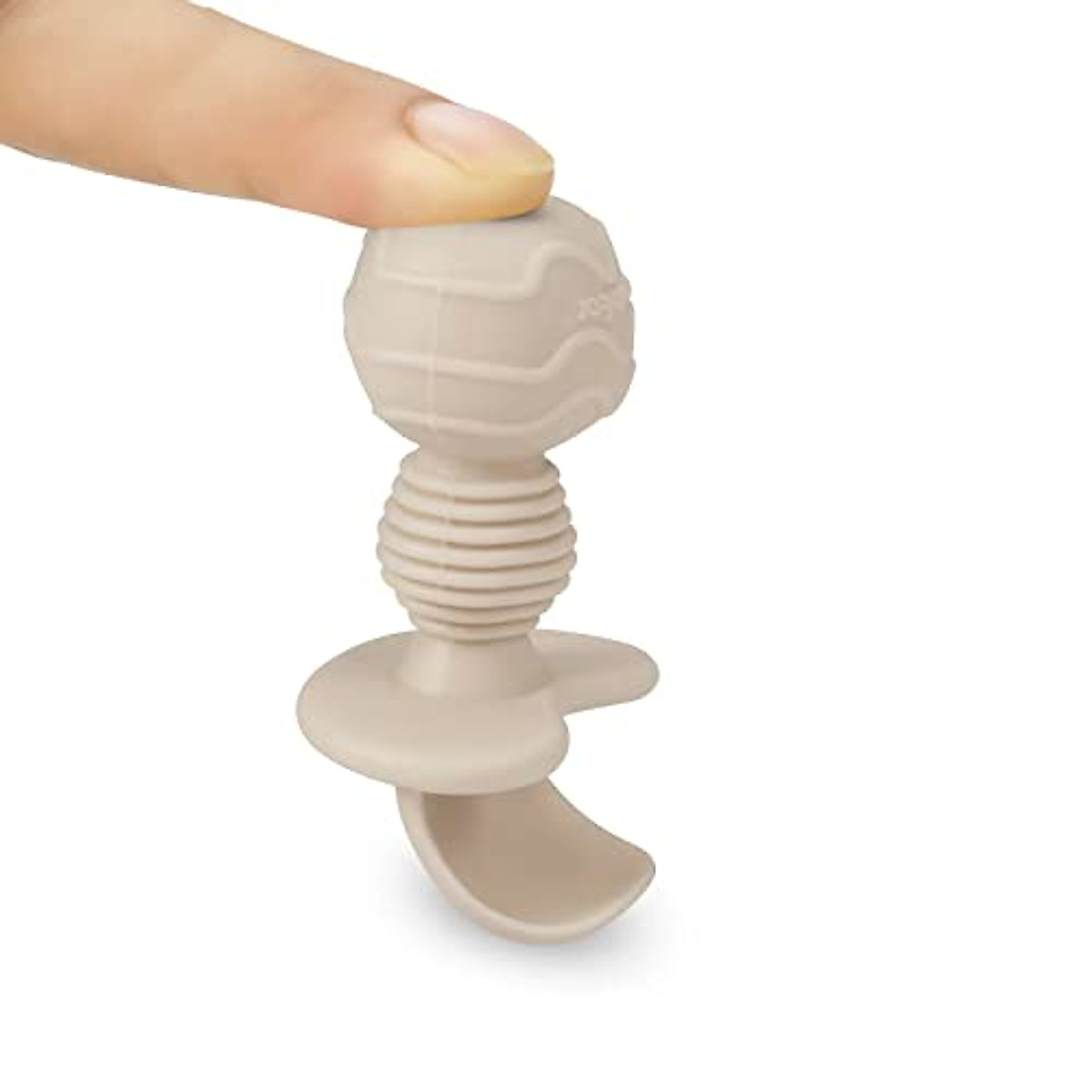 PandaEar 6 Pack Silicone Baby Spoons and Fork Feeding Set- Anti-Choke First Self Feeding Utensils for Baby Led Weaning Ages 3 Months