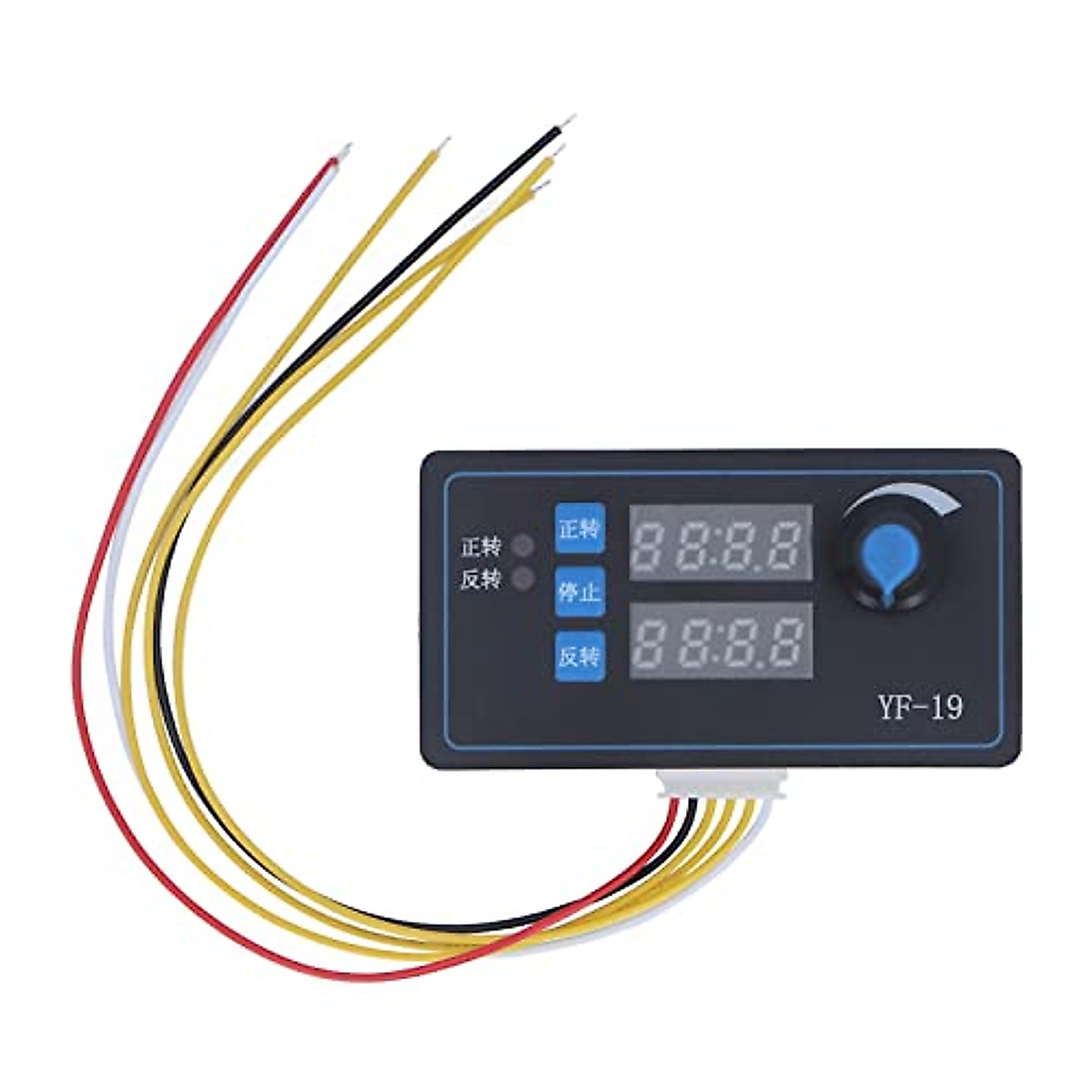 Angle Pulse Motor Speed Drive, Stepper Motor Controller Automatic Stop Jog Power Off Memory Infinite Loop DC8V~24V for Industrial Use