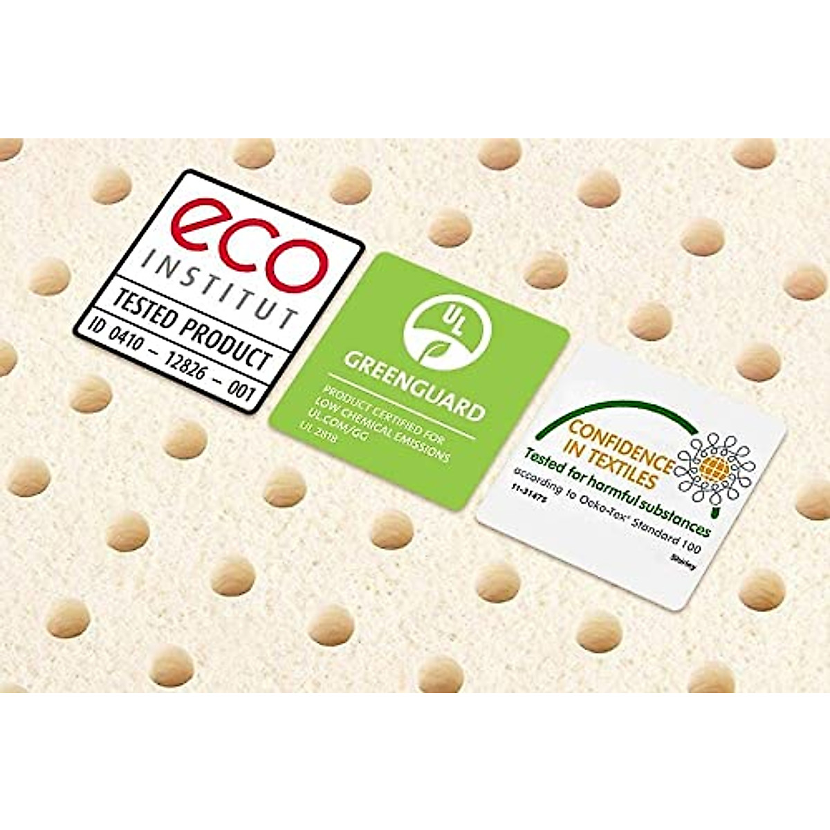 Eco Terra 100% Natural Latex 3" Soft Mattress Topper | Luxurious Comfort & Support| Organic Certified Latex| Deep Rejuvenating Sleep| Made in The USA| Support Shoulders, Hips, Back & Knees| Twin