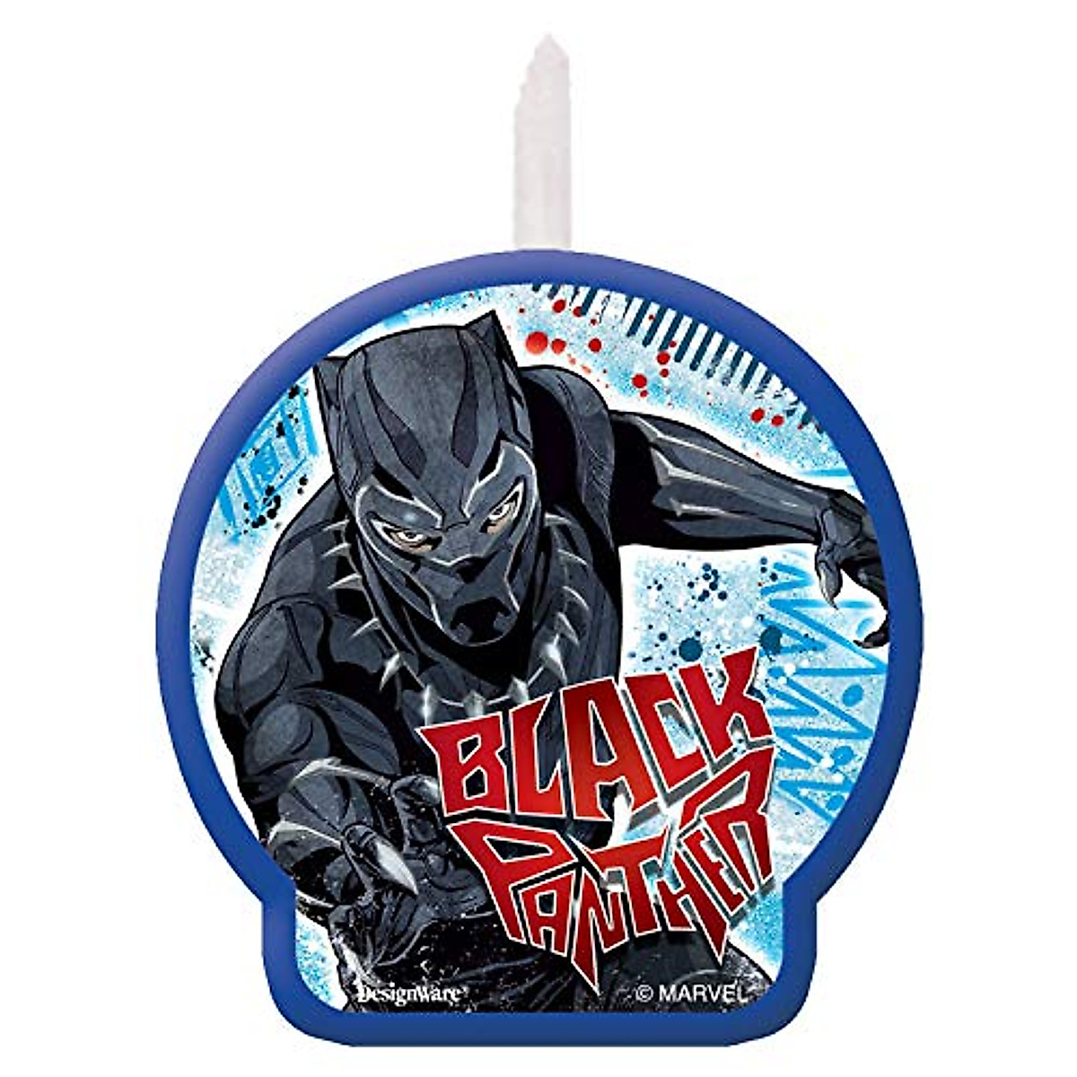 Marvel Black Panther Birthday Candle - 2 2/5" x 2 3/5" | 1 Pc