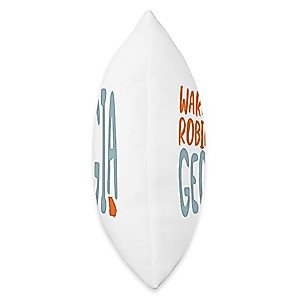 Whyitsme Design Warner Robins Georgia, GA Souvenir Throw Pillow, 16x16, Multicolor