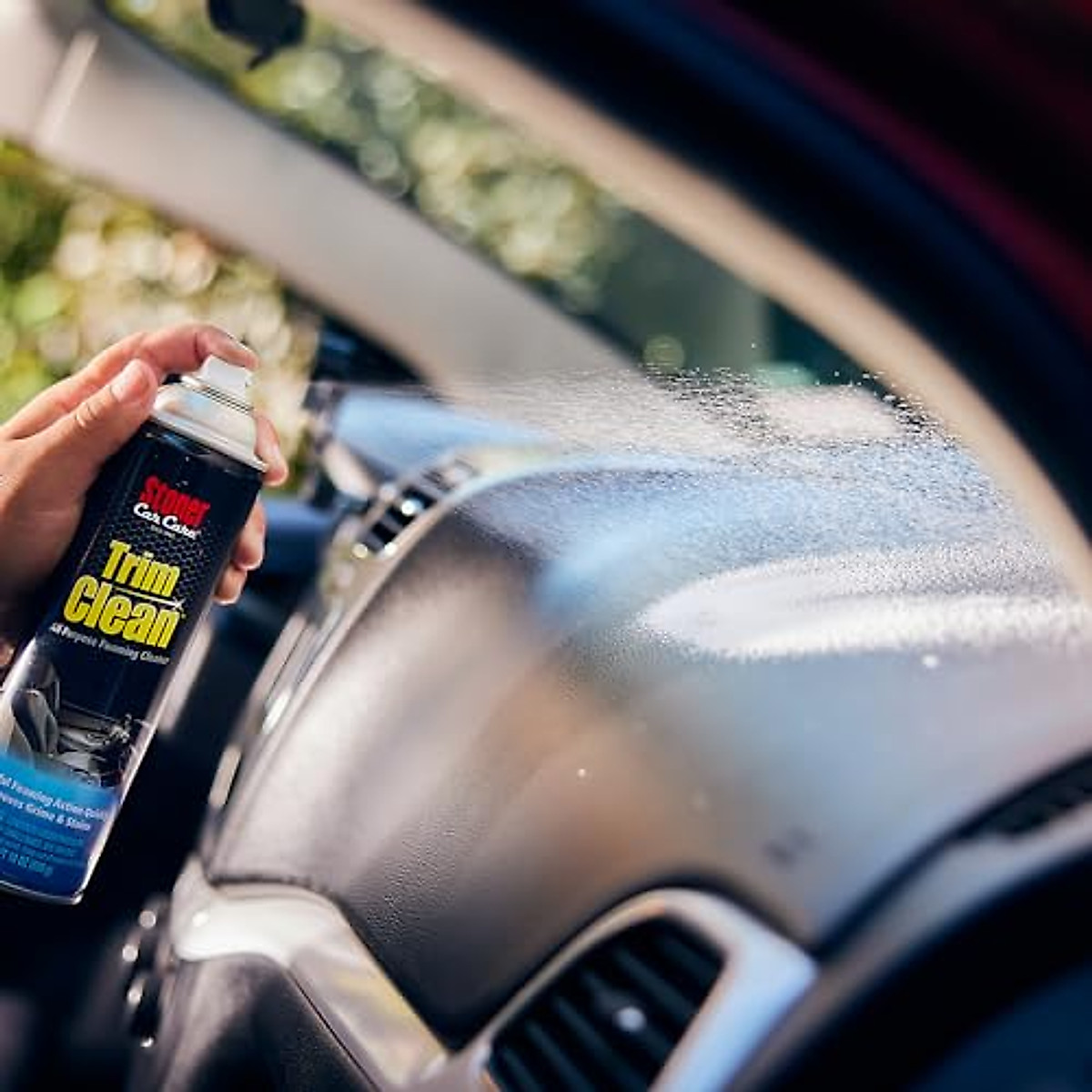 Stoner Car Care 91134-6PK 18-Ounce Trim Cleaner Fast Acting Foaming Cleaner Quickly Removes Grime and Stains to Restore Automotive Interiors, Pack of 6