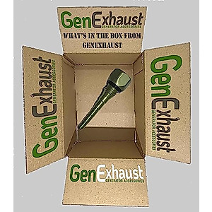 GenExhaust Compatible with Champion 2000/2500 Watt Inverter Generator - EASY USE MAGNETIC OIL DIPSTICK