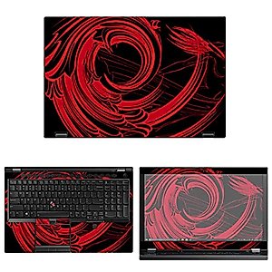 Decalrus - Protective Decal Abstract Rose Skin Sticker for Lenovo ThinkPad P53 (15.6" Screen) case Cover wrap LEthnkpd15_P53-91