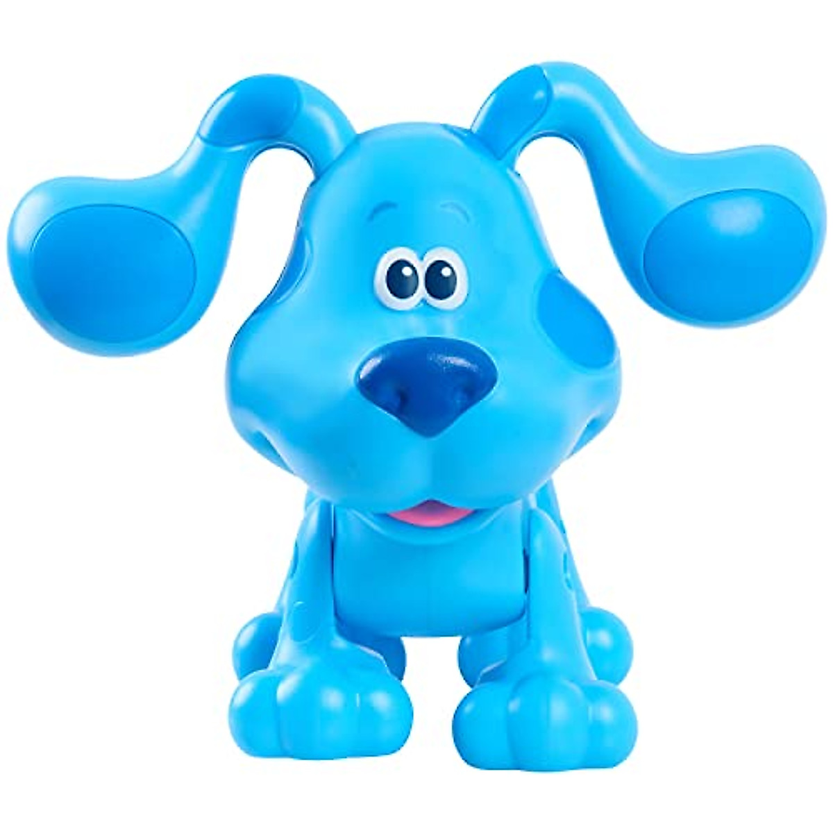 Just Play Blue's Clues & You! Walk & Play Blue, Walking and Barking Interactive Pet, Special Glittery Paw Print, Kids Toys for Ages 3 Up