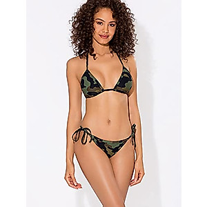 Smart & Sexy womens String Bikini Set, Modern Camo, Medium US