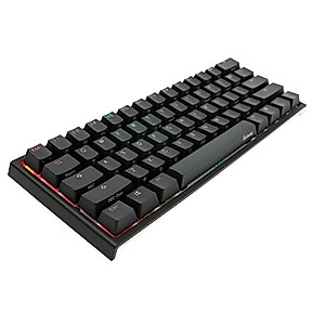 Ducky One 2 Mini RGB LED 60% Double Shot PBT Mechanical Keyboard (Cherry MX Silver)