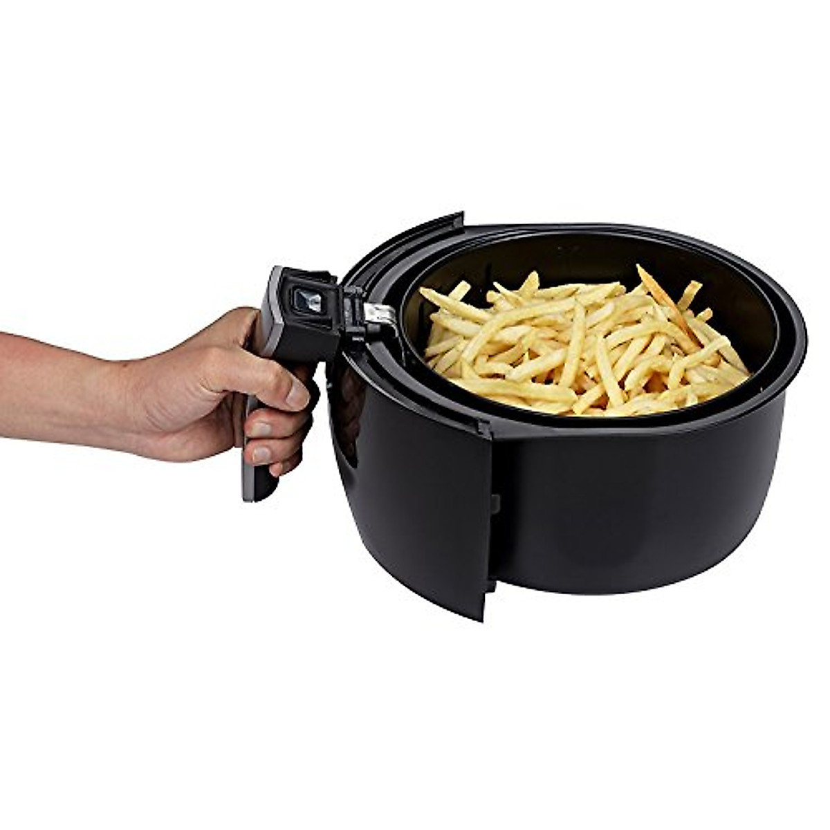 GoWISE USA 3.7-Quart Programmable Air Fryer with 8 Cook Presets, GW22638 - Black